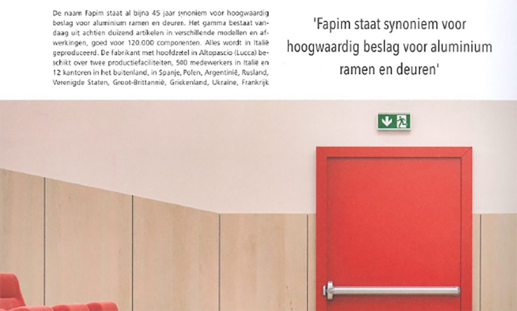 Press review | Fapim S.p.A.